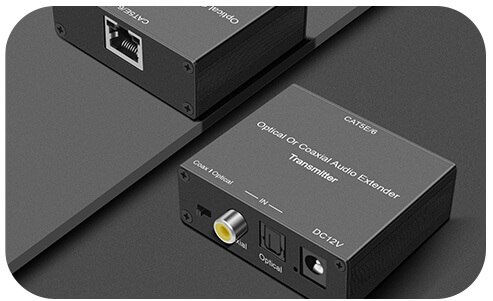 Przedłużacz Transmiter Audio Coaxial Toslink 150m LAN SPA-LHF01 | e ...